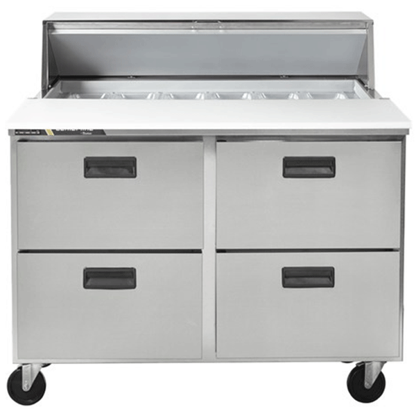 Centerline by Traulsen CLPT-4812-DW 48" Prep Table, 12 Pan, 4 Drawers ...