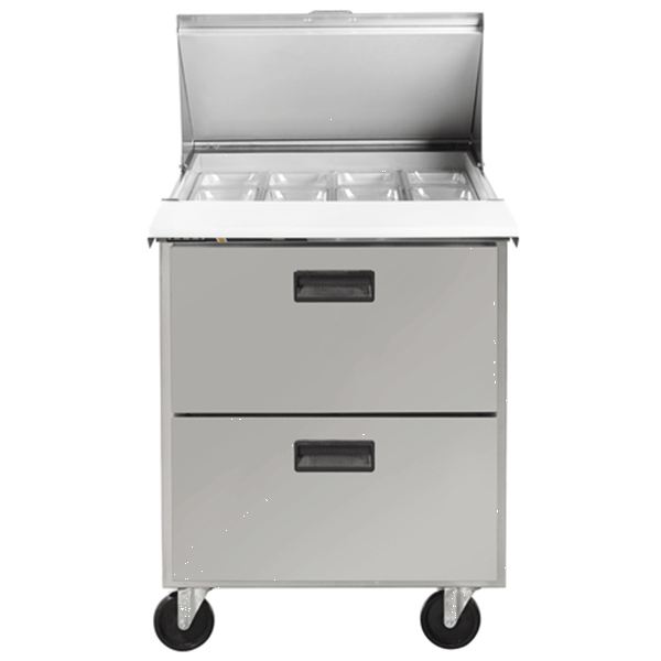 Centerline by Traulsen CLPT-2708-DW 27" Prep Table, 8 Pan, 2 Drawers ...