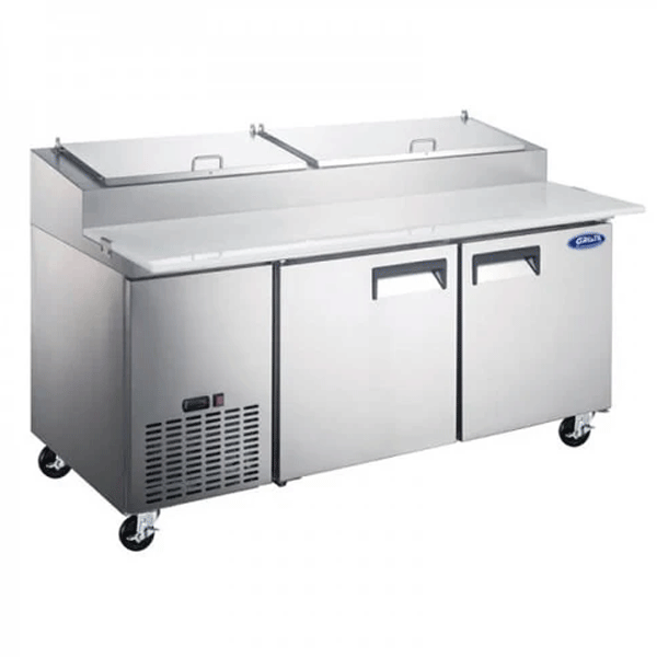 Admiral Craft GRPZ-2D Grista Refrigerated Mega Top Pizza Prep Table
