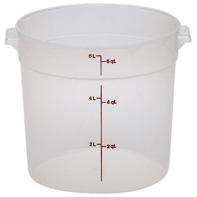 Cambro RFS6PP190 6 Qt. Storage Container - Ford Hotel Supply