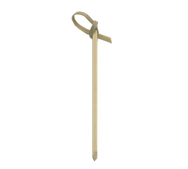 ABC ABCBAMK35 3 1/2" Bamboo Knot Pick - 250/pack - Ford Hotel Supply
