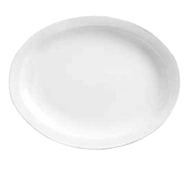 World Tableware 840-530N-18 Porcelana 13 1/8" x 10" Oval China Platter ...