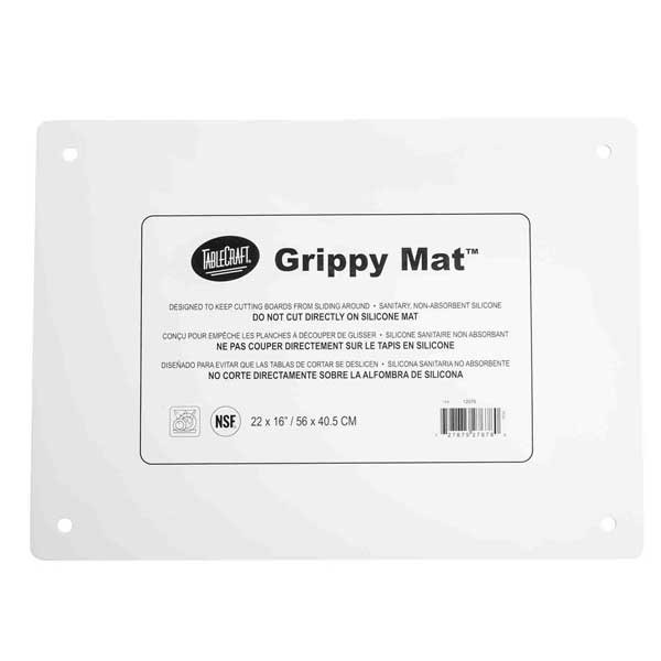 Tablecraft 12076 Grippy Mat 22" x 16" Anti-Slip Cutting Board Mat ...