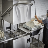 Hobart AM16-BAS-4 High Temp Door Type Dishwasher w/ Booster Heater ...