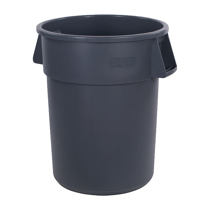 Carlisle 84105523 Bronco 55 Gallon Gray Waste Container