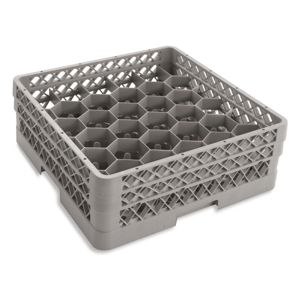 Vollrath TR12HA Traex 30-Compartment Full-Size Open Glass Rack - Ford ...