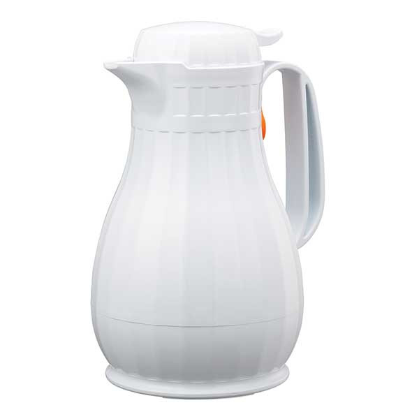 Service Ideas ECO13WH Eco-Serv Carafe Foam Lined Plastic Server, 44 oz ...