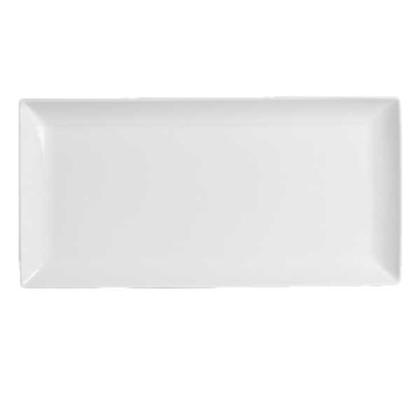 Steelite 6900E559 Varick Pub 15" x 7" Rectangular Plate, Porcelain ...