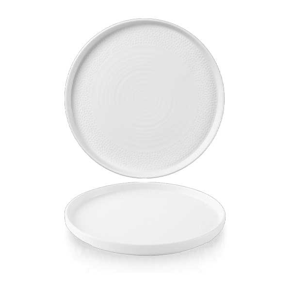 Churchill WHISIP261 Isla 10-1/4" Round Walled Plate, Ceramic, White - 6 ...