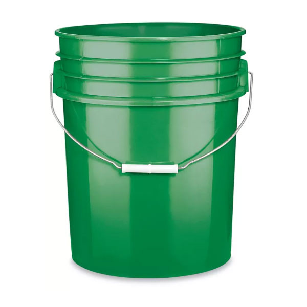 Plastic Pail 5 Gallon, Green