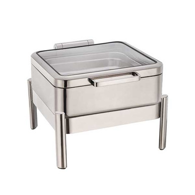 Eastern Tabletop 3874GS Jazz Smooth Collection 6 Qt. Square Induction ...