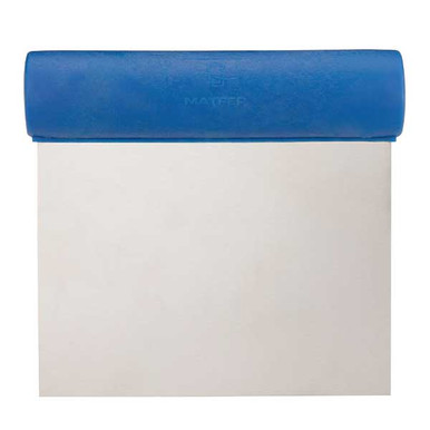Matfer Bourgeat 112900 4-3/8" x 4-1/2" Dough Cutter/Bench Knife, Blue ...