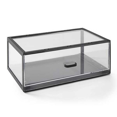 American Metalcraft TDC21 Black Twilight Modular Case, Full Size, Matte ...