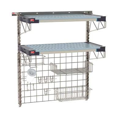 Metro SW-1836S4-45-PREP SmartWall Life 36" x 18" Wall Shelving Food ...