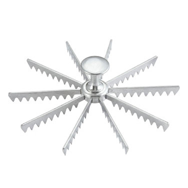 Winco APM-10 10 Slice 9-3/8" Pie/Cake Marker, Aluminum - Ford Hotel Supply