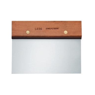 Dexter-Russell 19790 Traditional 6" x 3" Dough Cutter/Scraper, Rosewood ...
