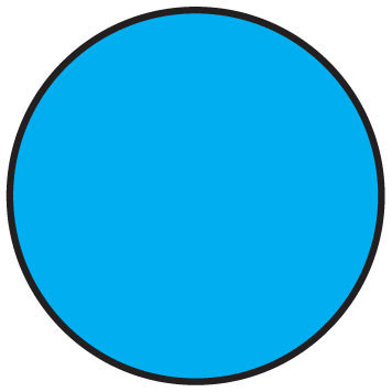 Ecolab 11030-01-00 3/4" SupeRemovable Solid Blue Round Labels - 1000 ...