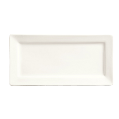 Libbey SL-23 Slate 12" x 6" Rectangular China Plate - 12/Case - Ford ...