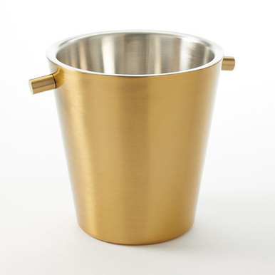 American Metalcraft GDWC7 Champagne Bucket, SS, Gold Finish