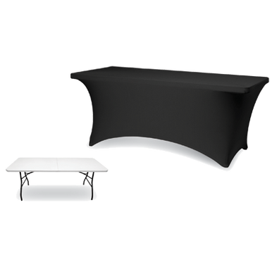Snap Drape TS72014 Table In A Snap Folding Table 6' x 30" x 30" - Ford ...