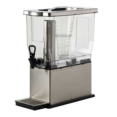 Service Ideas CBDT3SS Cold Beverage Dispenser w/Infuser & Ice Tube ...