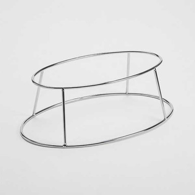 American Metalcraft SDRCKV4 Display Rack 4" Oval Seafood Stand ...