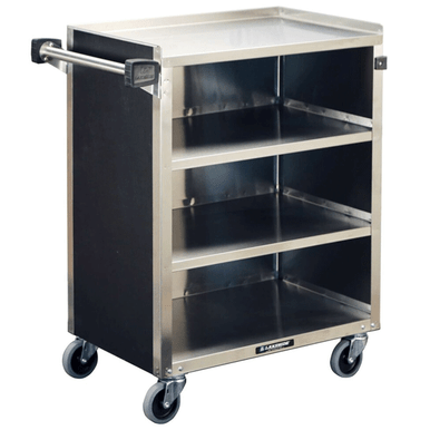 Lakeside 615 Mobile Utility Cart, 4-Shelf, SS