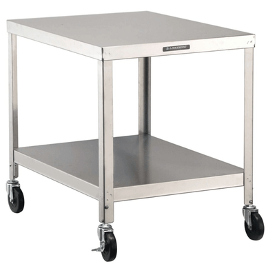 Lakeside 718 Mobile Machine Stand, 2 Shelf, SS - Ford Hotel Supply