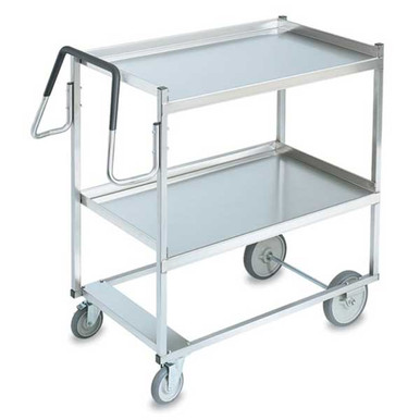 Vollrath 97200 Heavy Duty 2-Shelf Ergonomic Utility Cart, SS - Ford ...