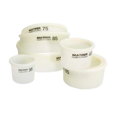 Matfer 150103 Exoglass Pastry Cutter Set, Non-Stick, Round - 8/Set