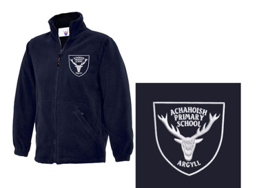 Achahoish Primary School Uniform Navy Fleece Jacket (Child) | Kit-You-Out