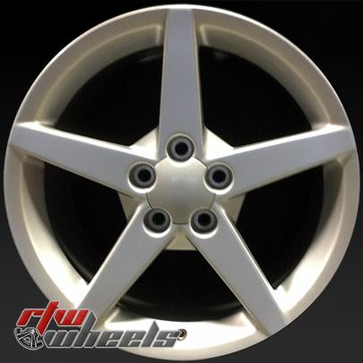 18" Chevy Corvette wheels for sale 2005-2007 Silver rims