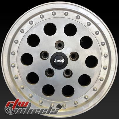 15" Jeep Truck oem wheels for sale 1988-1991 Machined rims