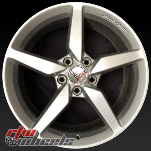 19" Chevy Corvette oem wheels for sale 2014-2015 Silver rims