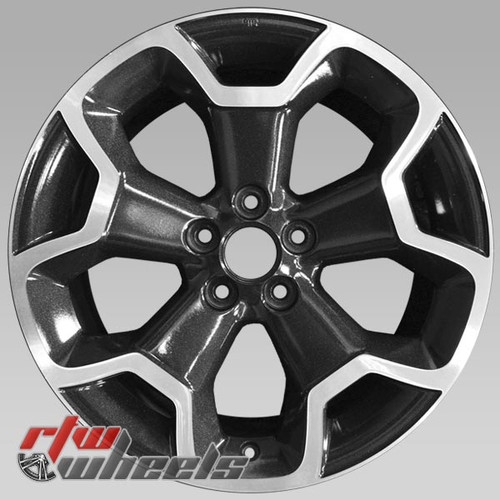 Subaru XV Crosstrek OEM Wheel 2013-2015 CNC Charcoal 17x7 rims ...