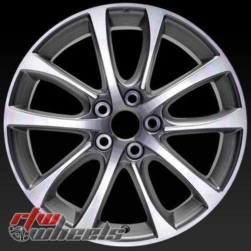18" Toyota Avalon OEM Wheels 2013-2015 Machined Silver rims 4261107080 ...