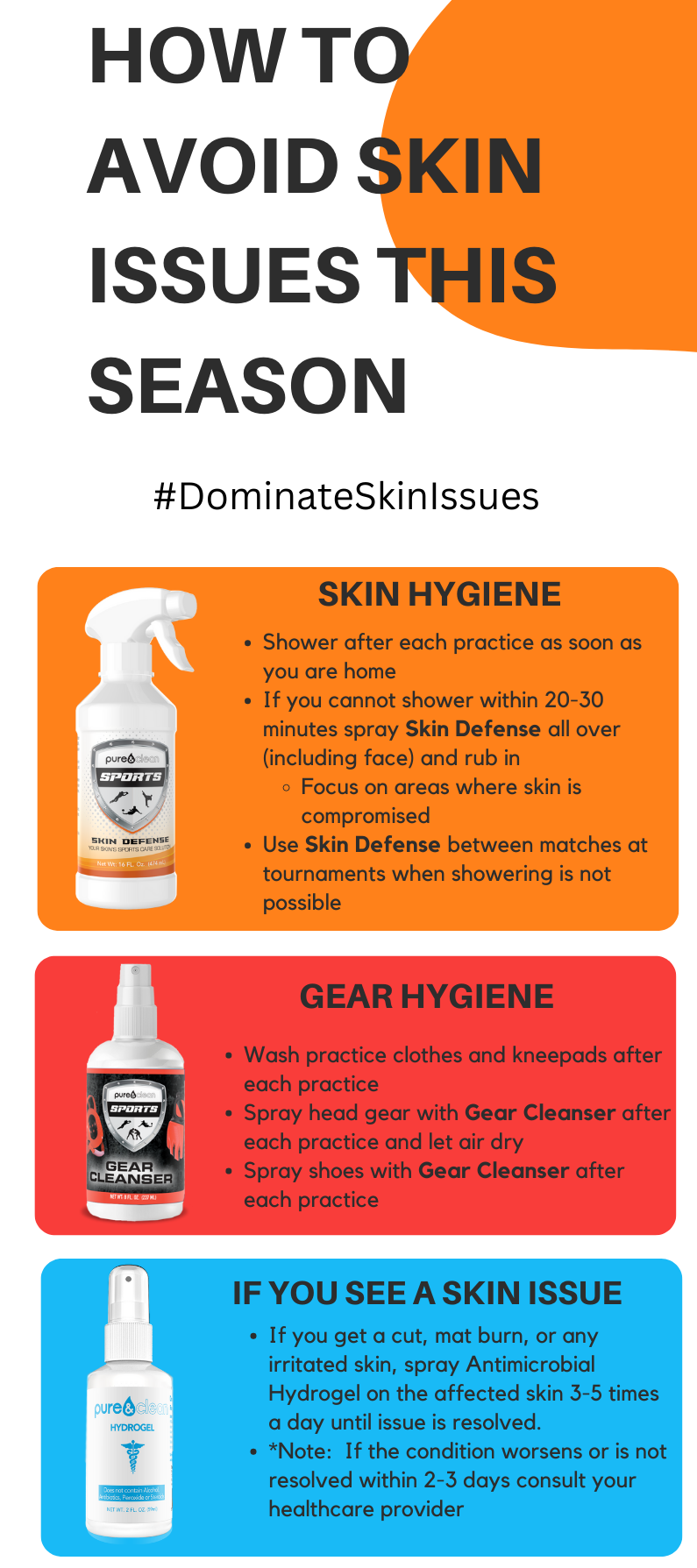 How Champions avoid Skin Issues