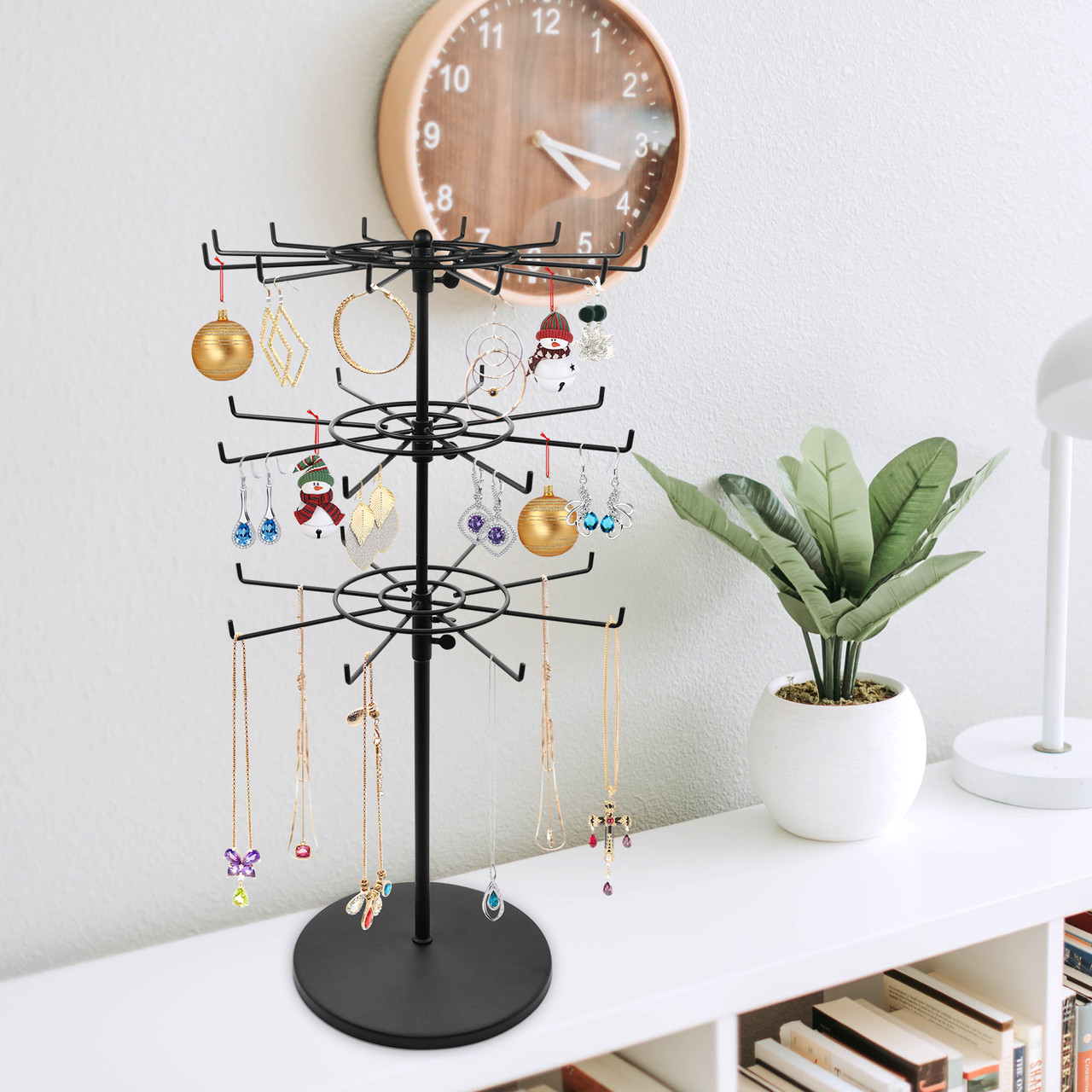 Polmart Countertop Heavy Duty Adjustable Three Tier Spinner Display ...