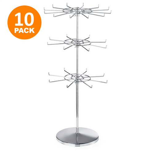 Polmart Countertop Heavy Duty Adjustable Three Tier Spinner Display ...