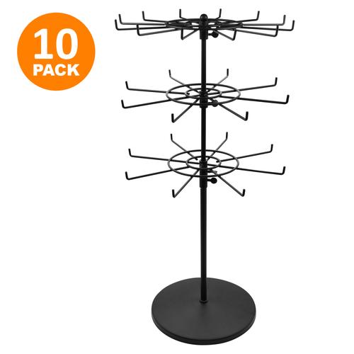 Polmart Countertop Heavy Duty Adjustable Three Tier Spinner Display ...