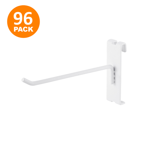 Heavy Duty Gridwall Panel Hooks, White - 96 Pack - Polmart Display