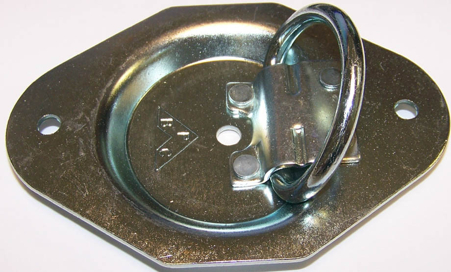 Recessed Rope Ring Zinc Plated 285 lb. Capacity - sales@pwcengine.com