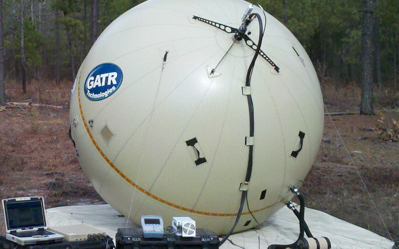 Cubic GATR 2.4m Inflatable Satellite Antenna