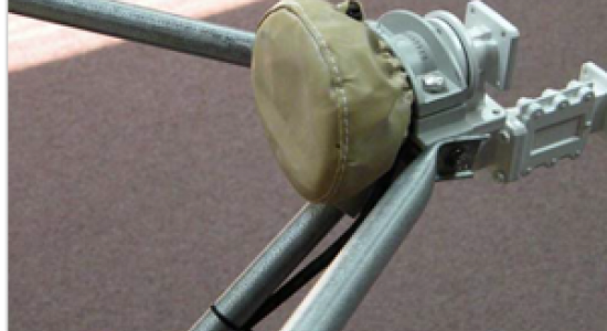 Feed Horn Rain Diversion, Feed Horn, and Subreflector De-Icing System