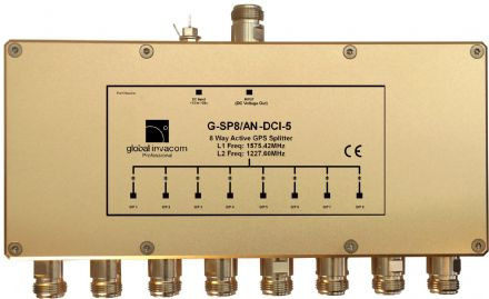 Global Invacom GPS 8 Way Active Splitter