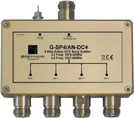 Global Invacom GPS 2 Way Active Splitter