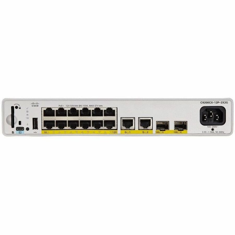 Cisco Catalyst C9200CX-12P-2X2G-A 9200-24P Switch
