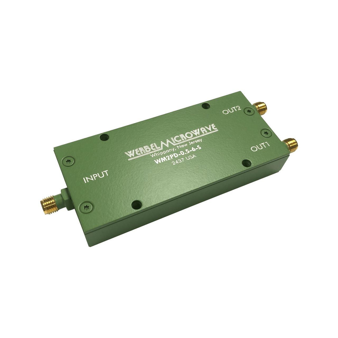 WERBEL MICROWAVE D-4182 Wideband Power Divider 4-way SMA Female 2 to 18 GHz