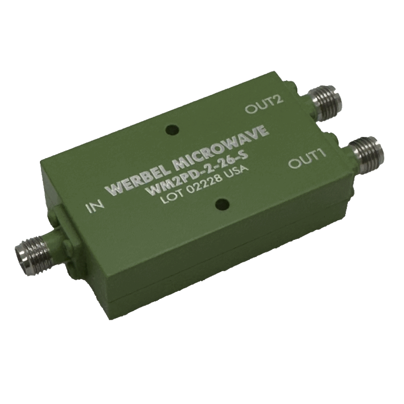 WERBEL MICROWAVE D-4182 Wideband Power Divider 4-way SMA Female 2 to 18 GHz