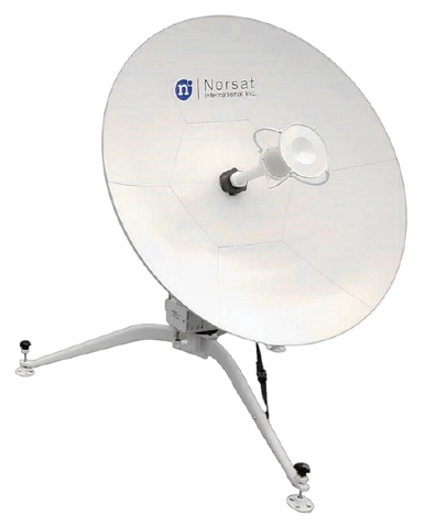 Norsat WFM-100032 WAYFARER 0.9m Ku-Band Manual Flyaway Antenna - Marvil ...